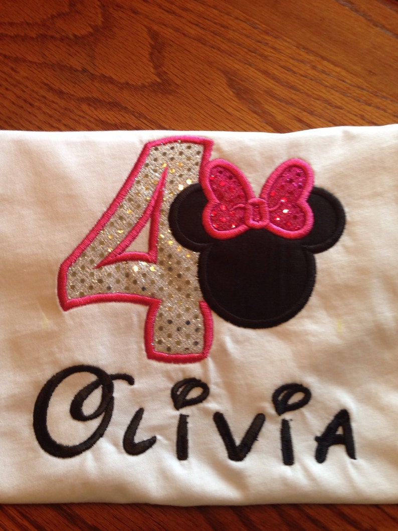Minnie Mouse 4th Birthday - Etsy