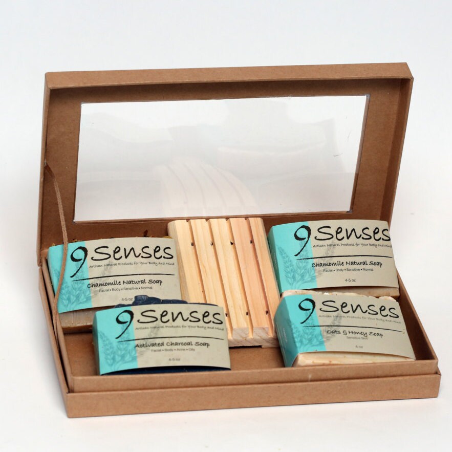 4 Piece Handmade Soap Gift Box Mother's Day Gift Set | Etsy