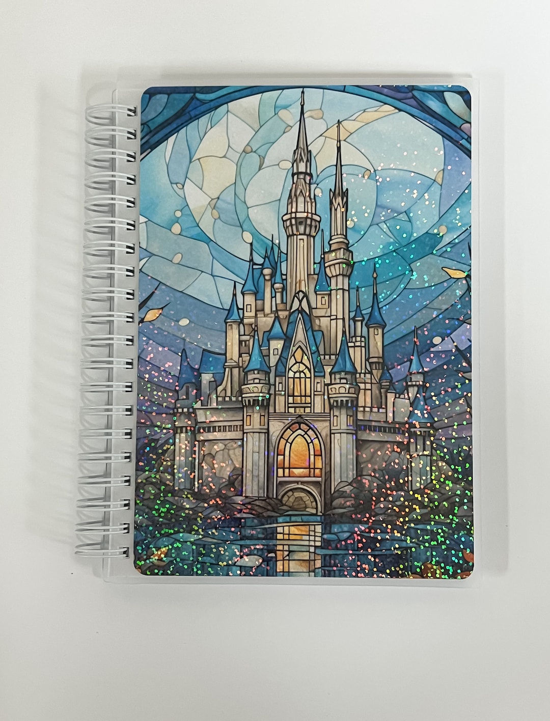 Reusable Sticker Book Princess Castle Holographic Vinyl Rounded Corners ...