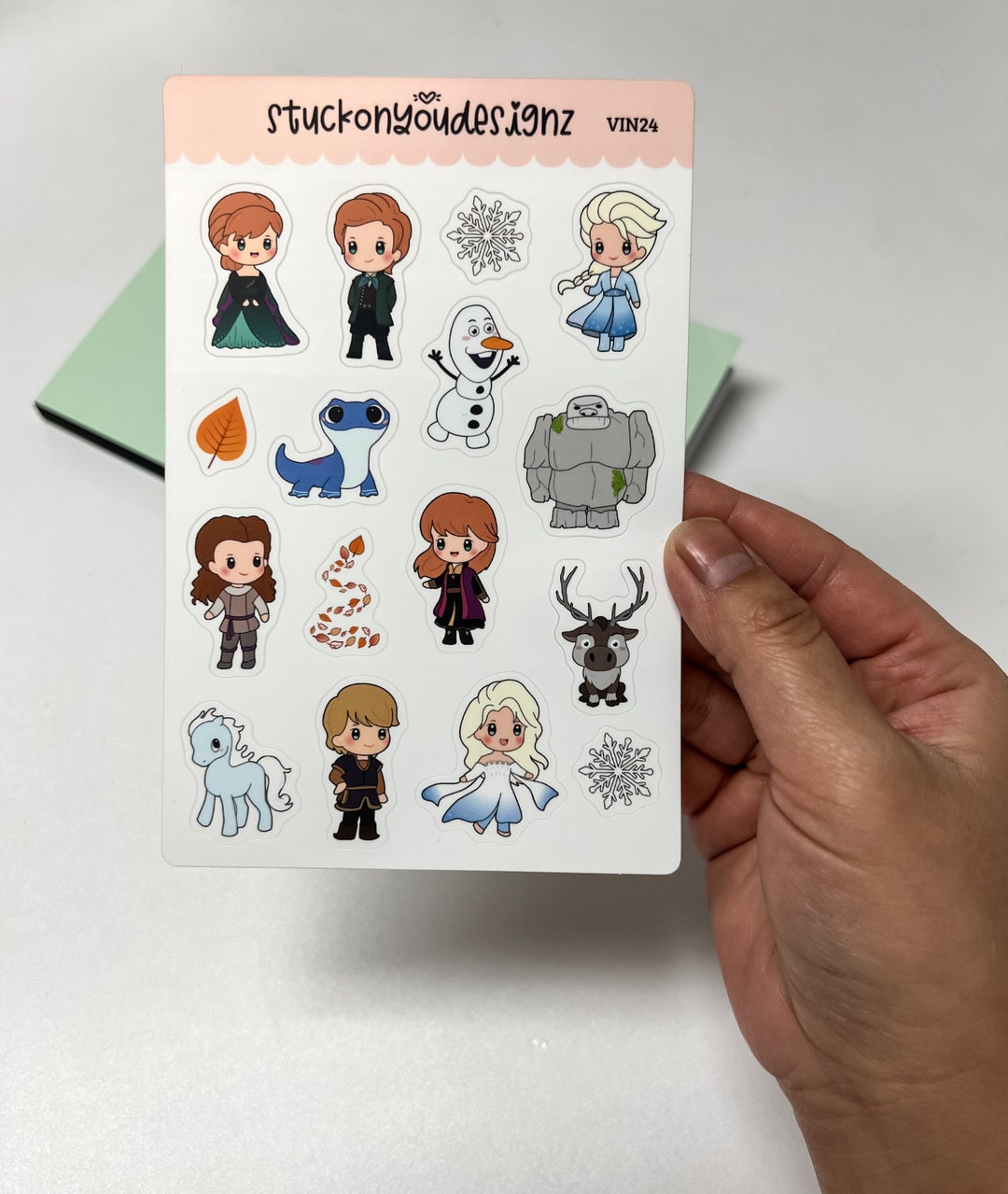 Ice Princess, Chibi, Characters, Planner Sticker, Journaling Stickers ...