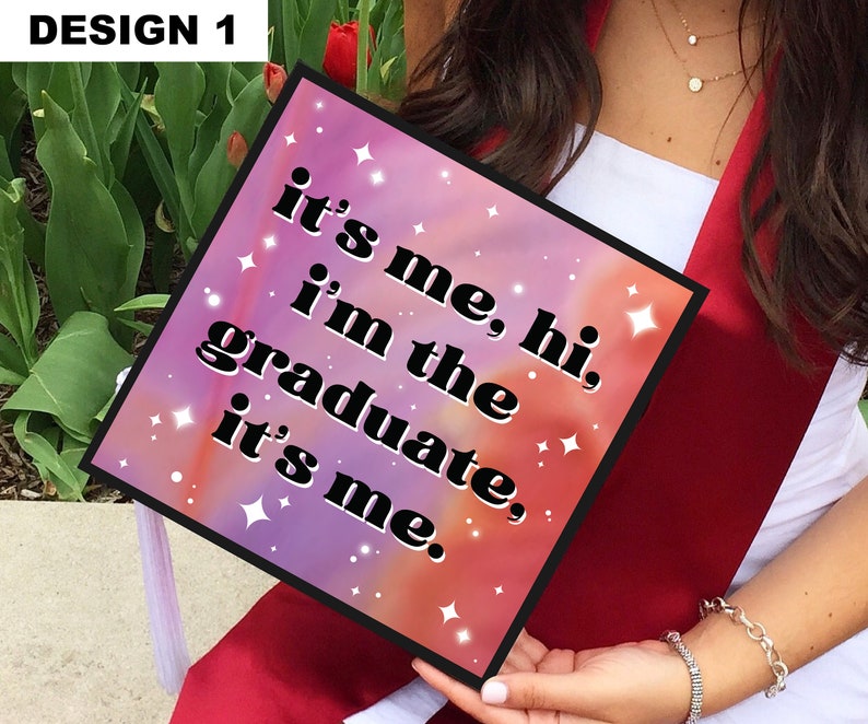 In My Graduation Era Quotes Graduation Cap Topper Design - Etsy