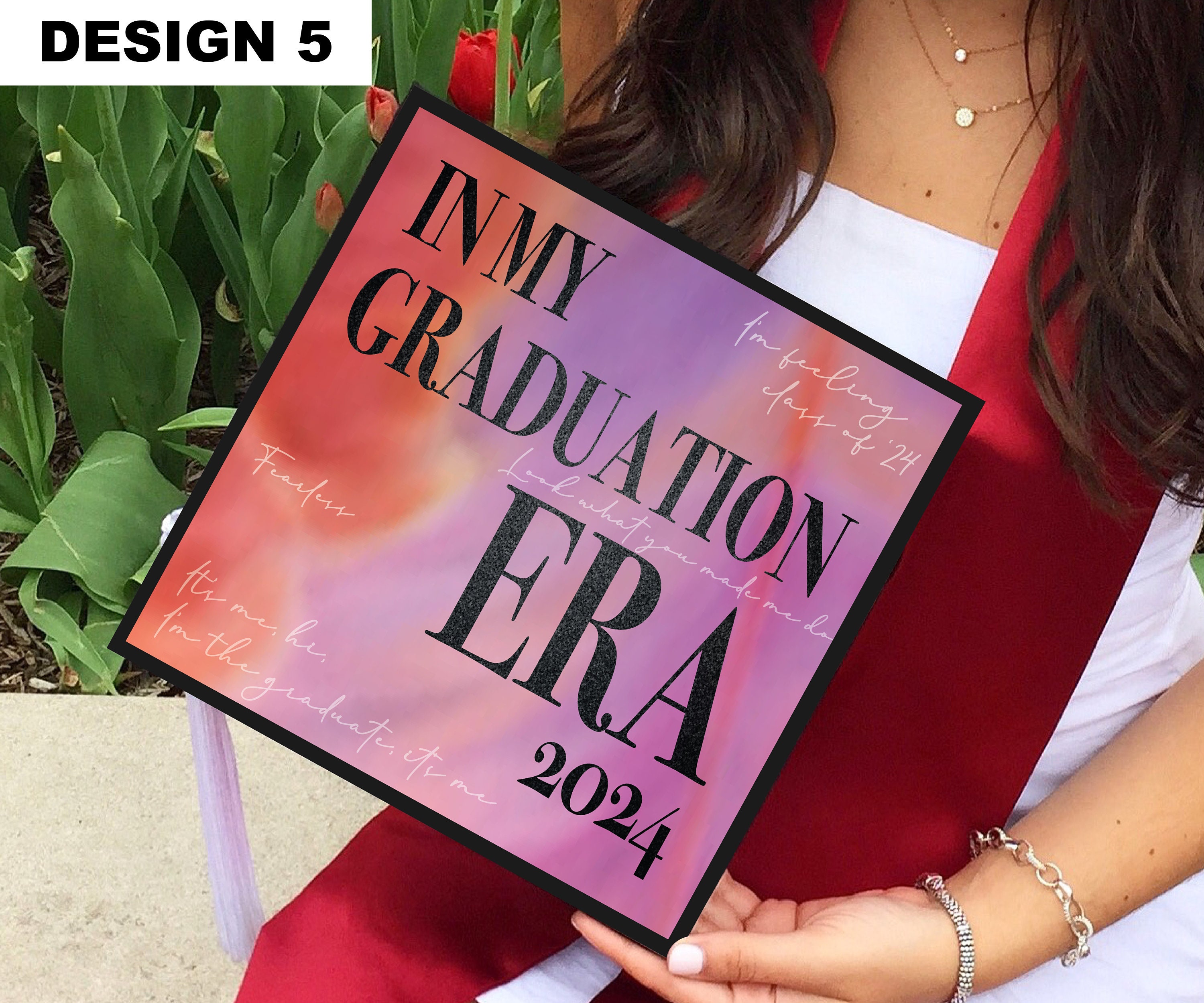 In My Graduation Era Quotes Graduation Cap Topper Design - Etsy