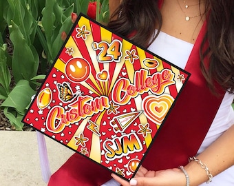 Word Bracelet in My Graduation Era Graduation Cap Topper Quote 2024 - Etsy