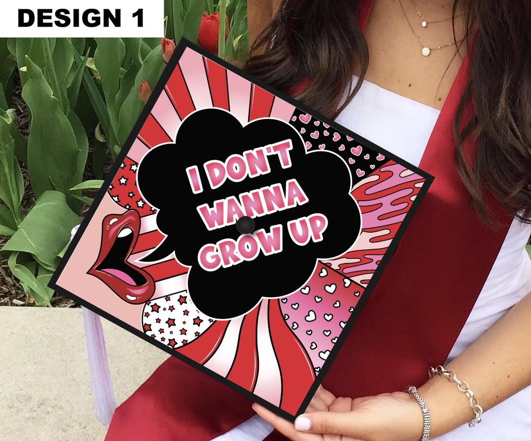 Custom Graduation Cap Topper: Thought Bubble Quote Design - Etsy