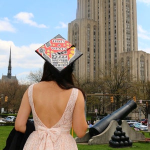Custom Grad Cap Topper That's A Wrap Movie Theater Graduation Cap Film ...