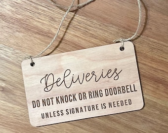 Do Not Ring Doorbell | Etsy