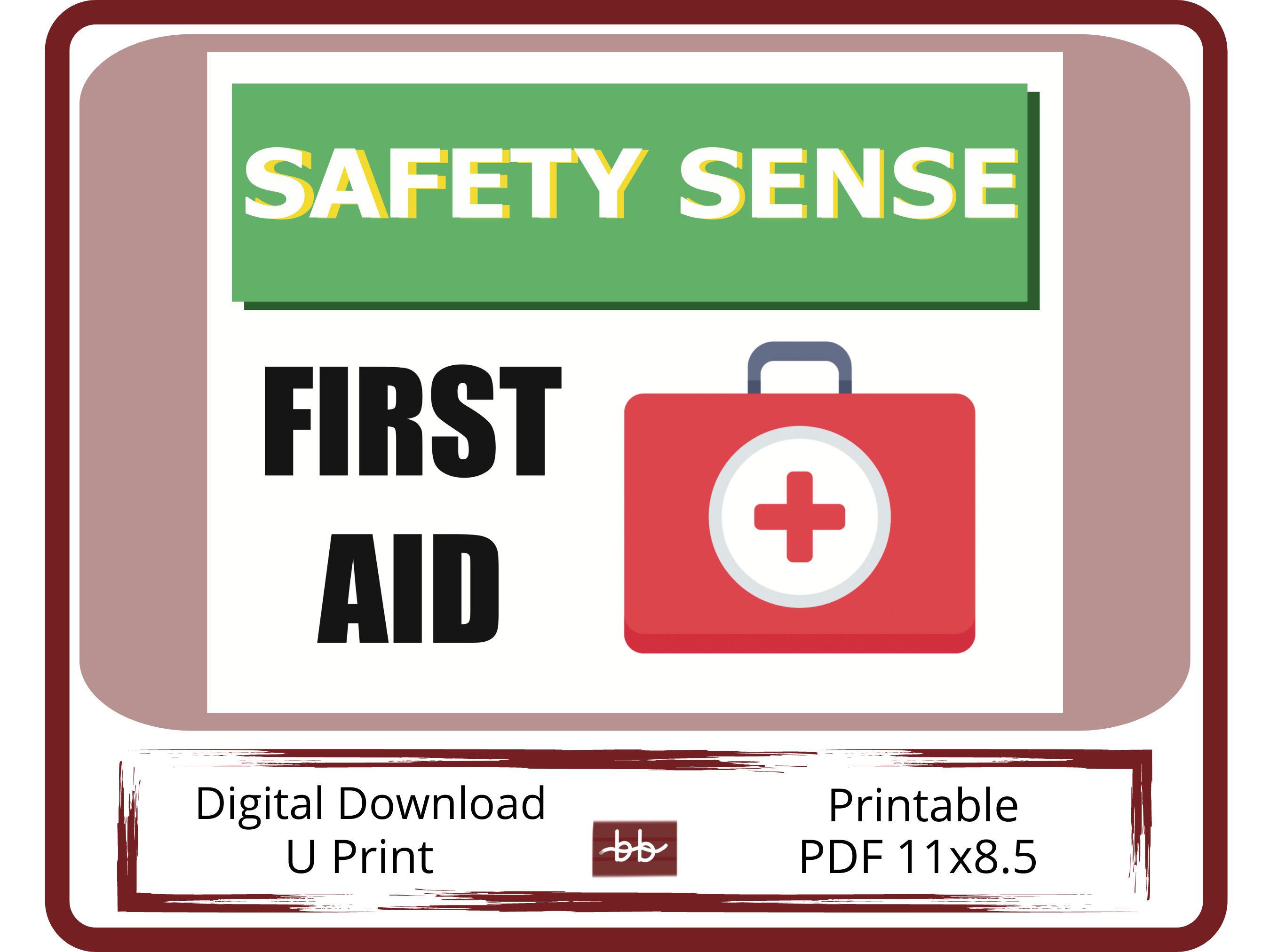First Aid Sign Printable