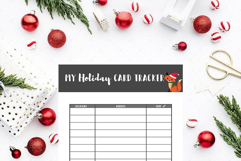 Modern Printable Holiday/christmas Budget and Card Inserts - Etsy