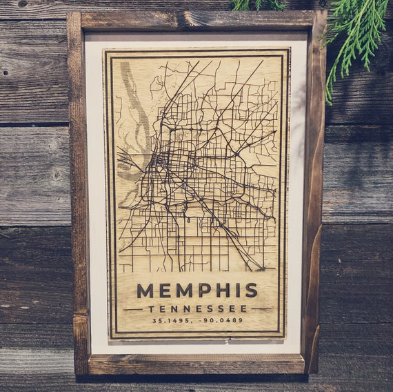 Custom Engraved Premium Wood Map Sign FREE SHIPPING City | Etsy