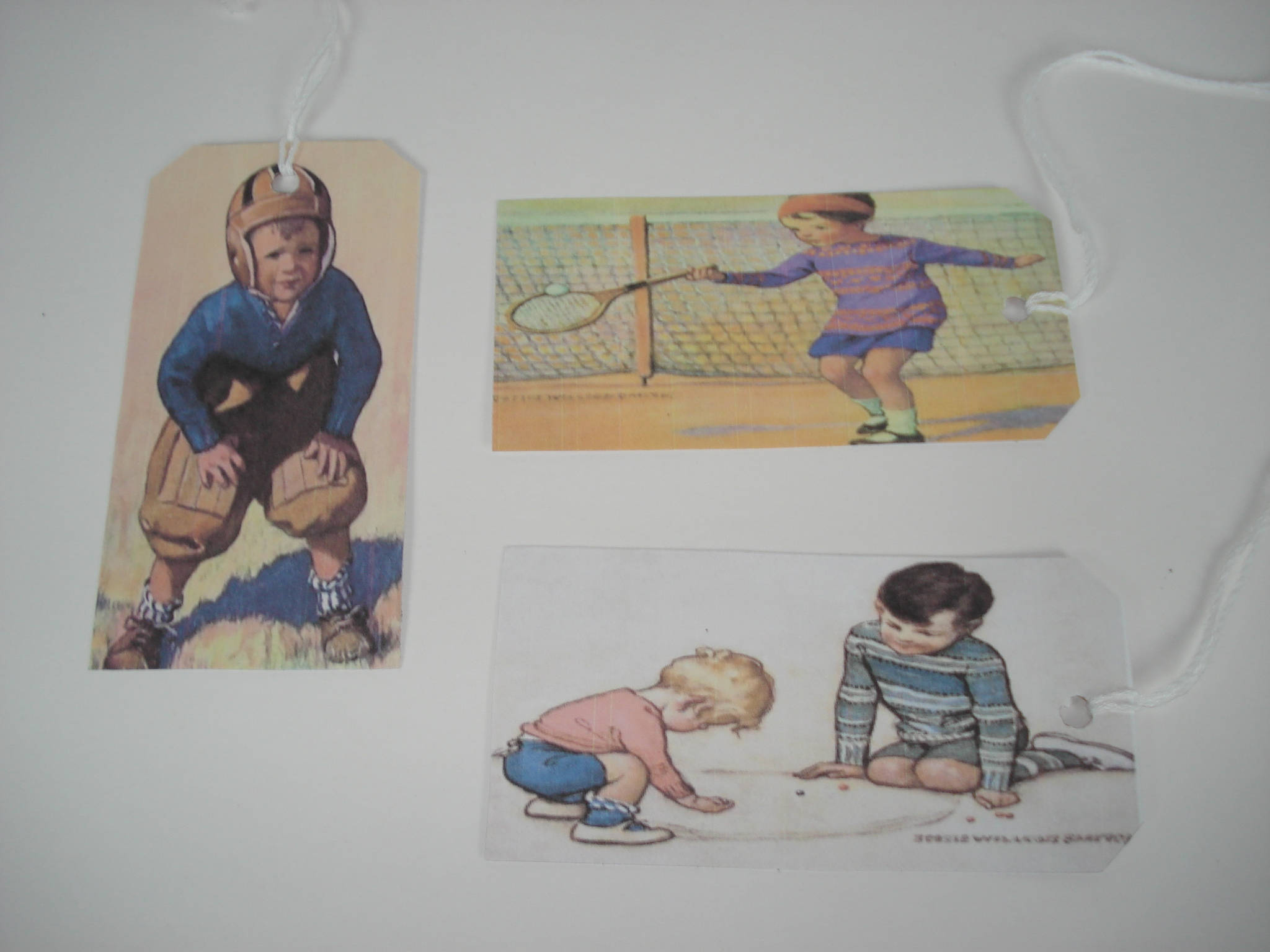 Children at Play Tags, Children Sports Tags, , Scrapbooking, Journaling ...