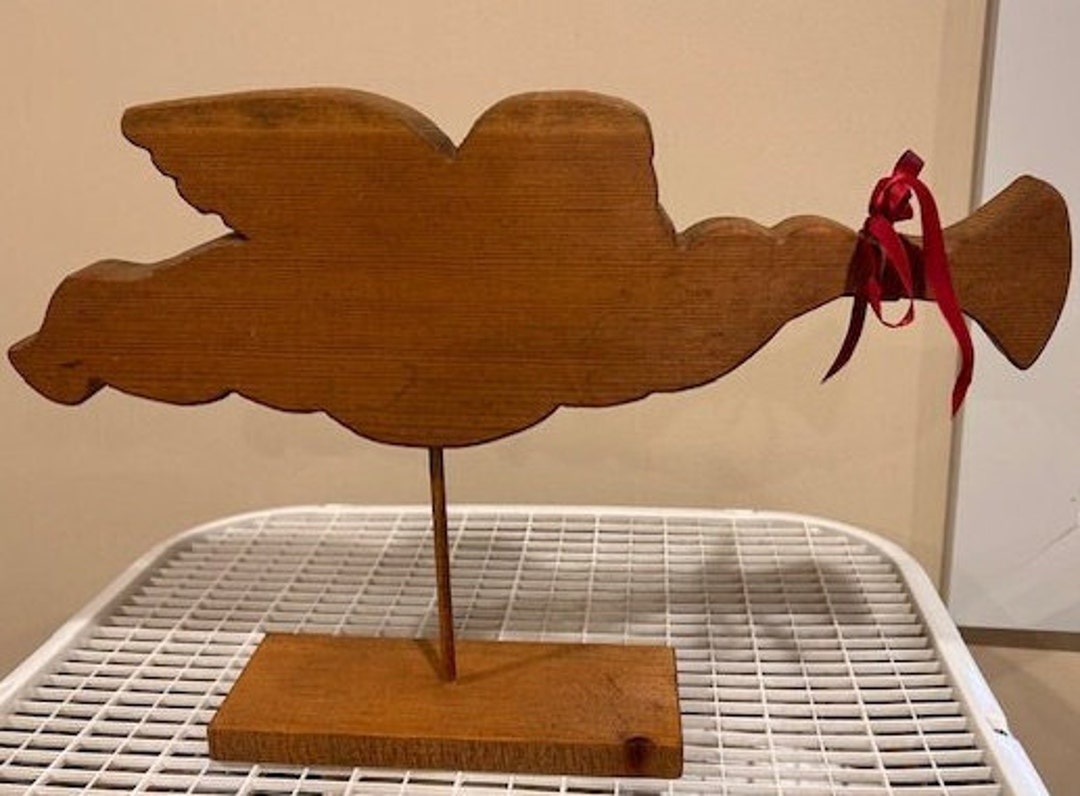 Christmas Angel Primitive, Wooden Primitive Angel, Primitive Angel ...