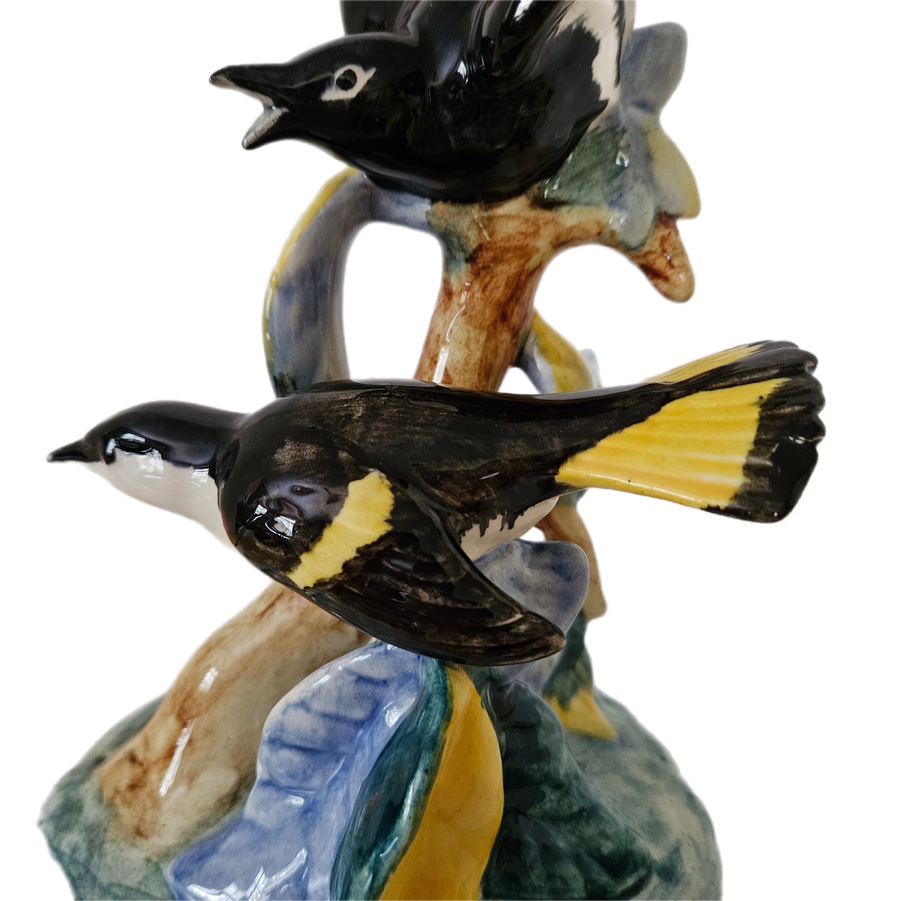 Vintage Stangl Pottery Bird Figurine Redstarts Double Binrds - Etsy