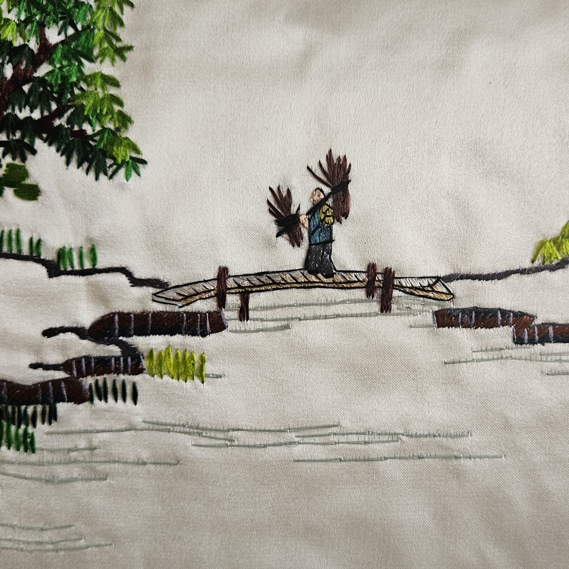 Vintage Chinese Silk Embroidery Art Piece is a True Masterpiece. - Etsy