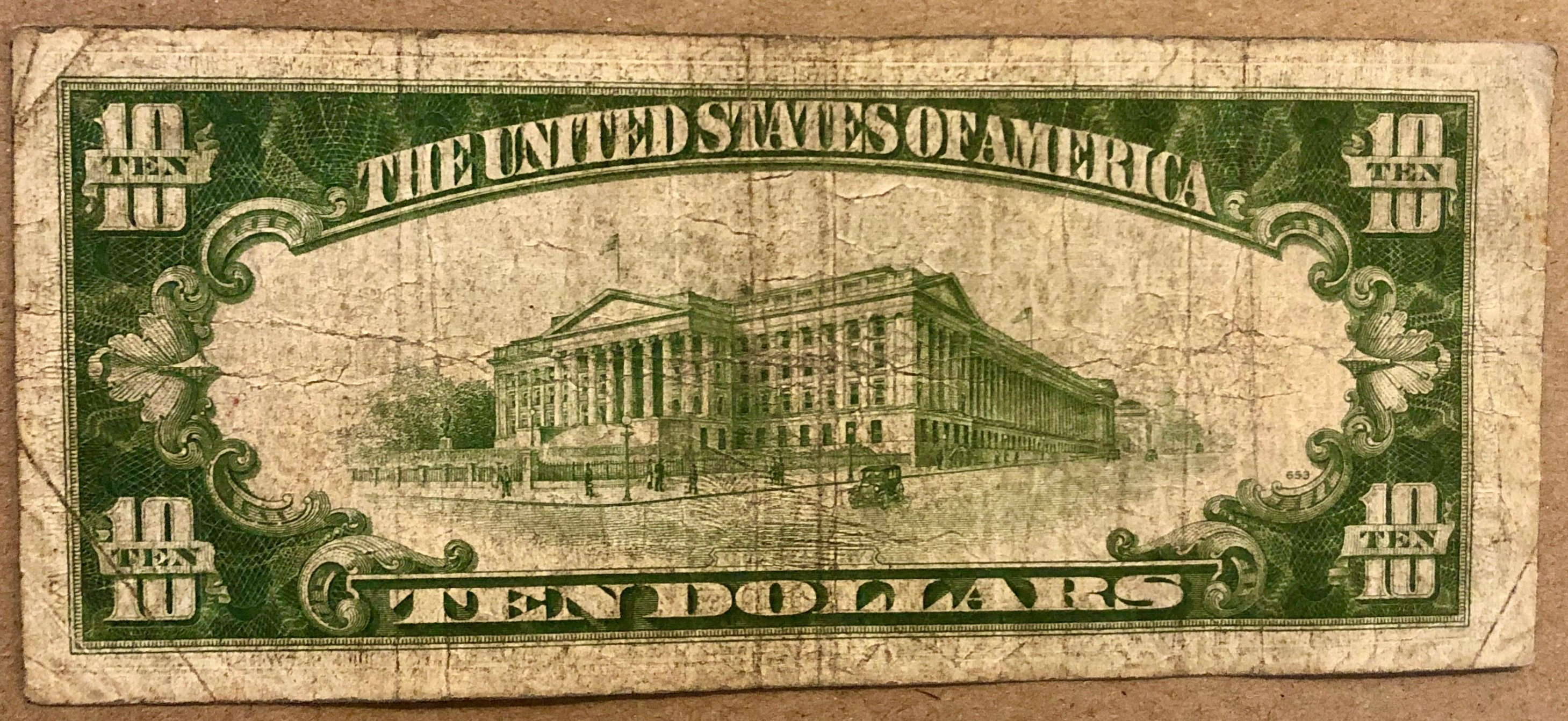 10 Dollars Note Series 1934 A Circulated - Etsy