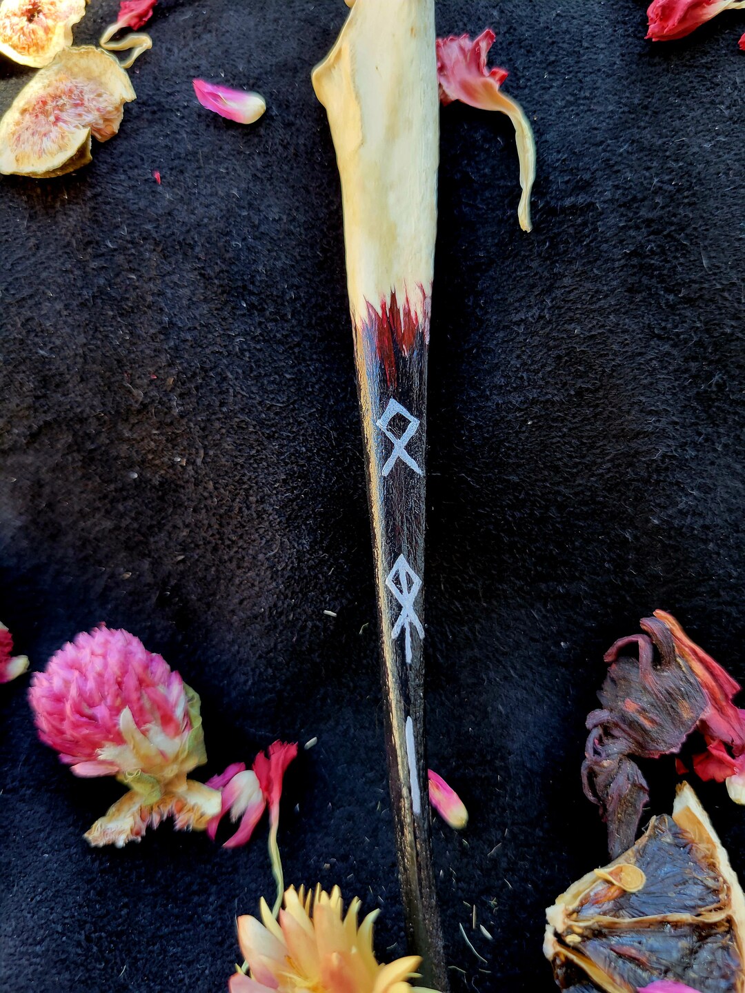 Courage Bind Rune, Coyote Bone, Runes, Bind Rune Talisman, Elder ...