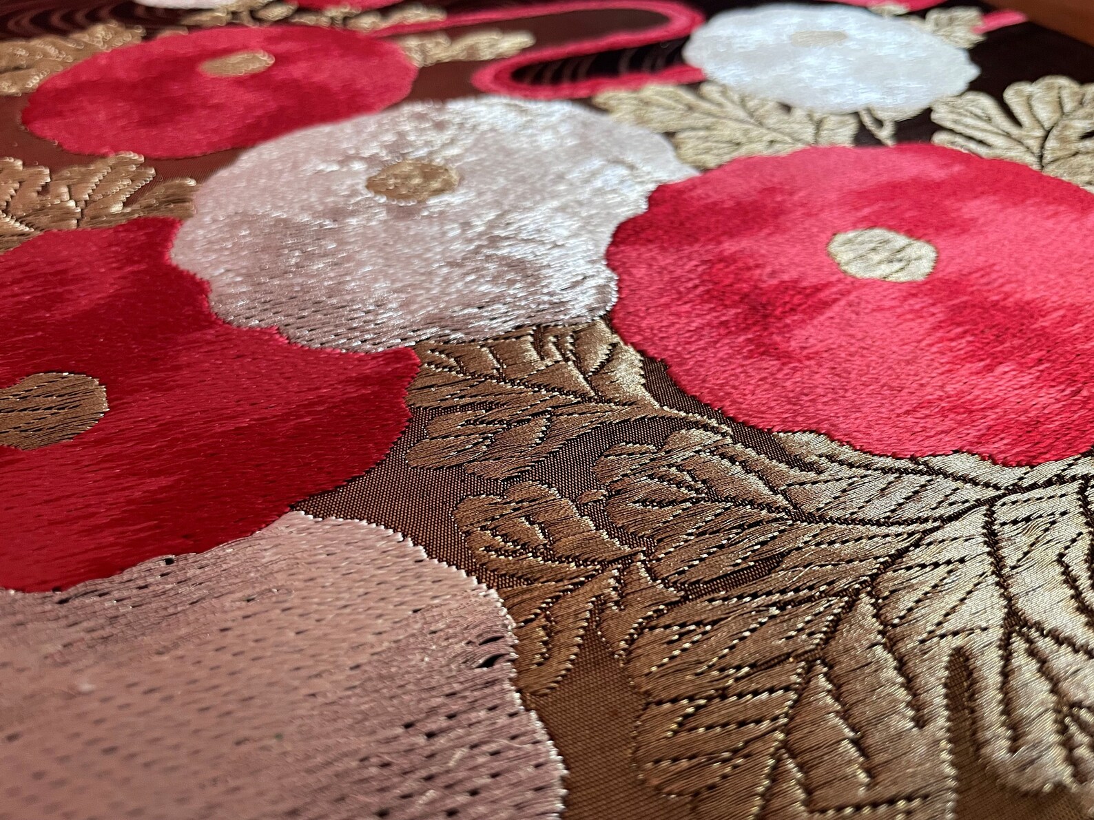 Japanese Obi Table Runner Black Gold Silver With White & - Etsy Australia