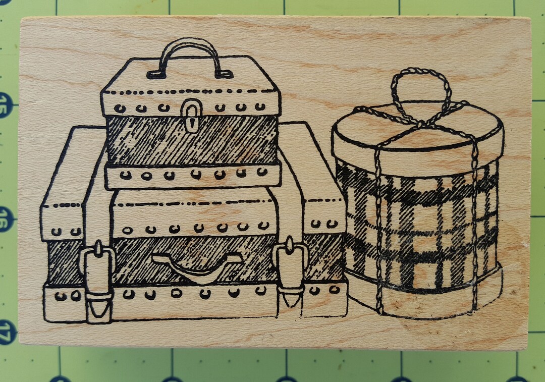 Serendipity Stamps - Victorian Suitcases" - Vacation / Travel Themed ...