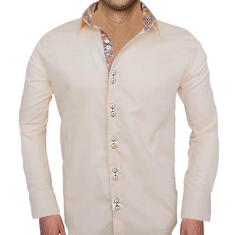 Tan Dress Shirts - Made to Order in USA - Etsy