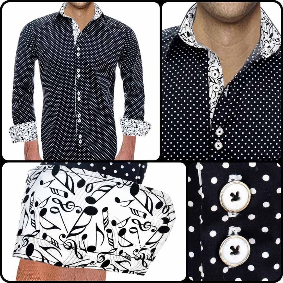 Music Themed Dress Shirts - Made in USA - Etsy