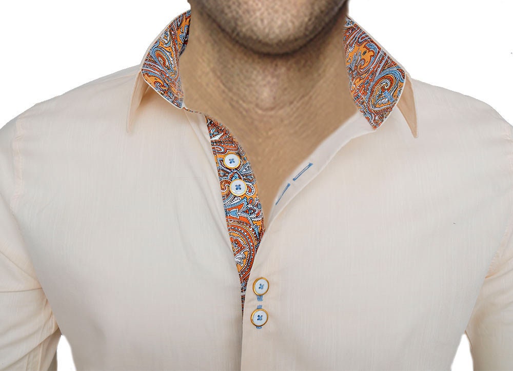 Tan Dress Shirts - Made to Order in USA - Etsy