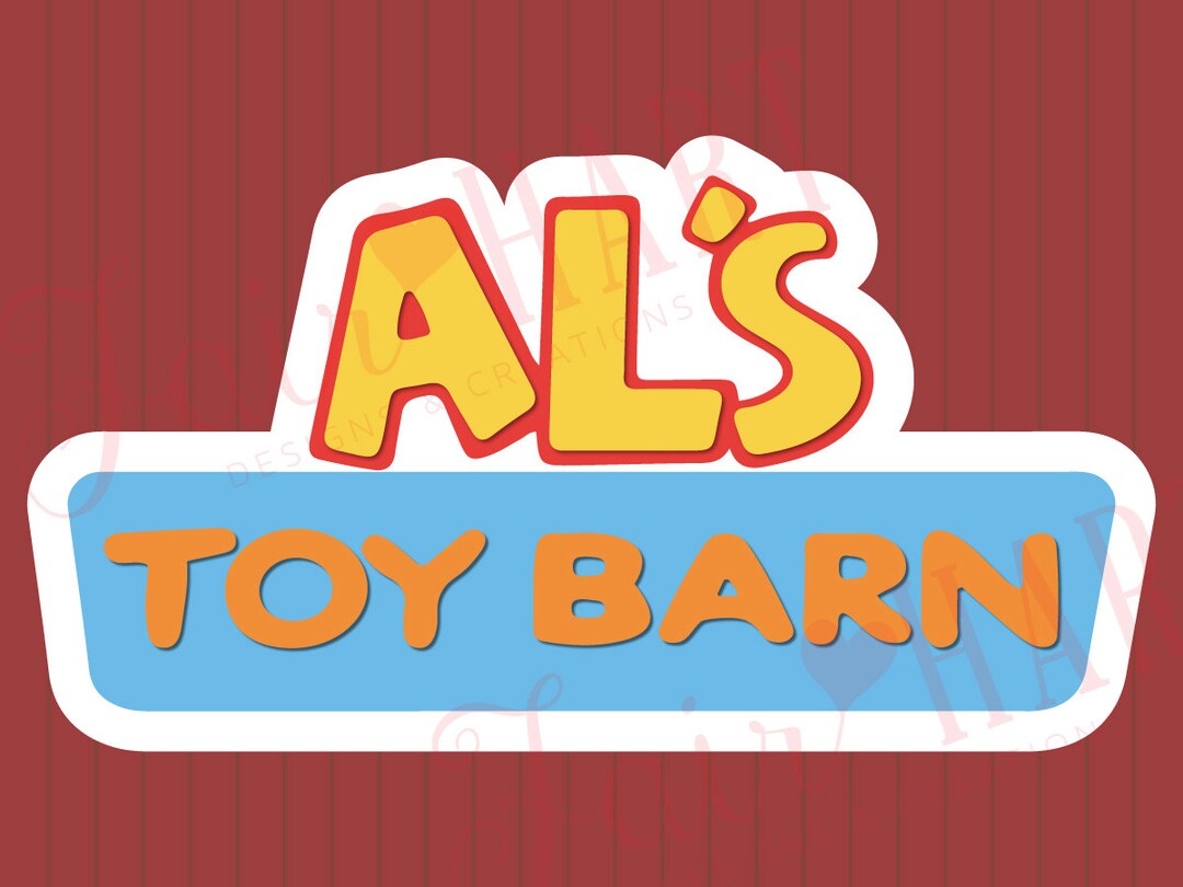 Toy Story AL'S TOY BARN Logo full color Party - Etsy Österreich
