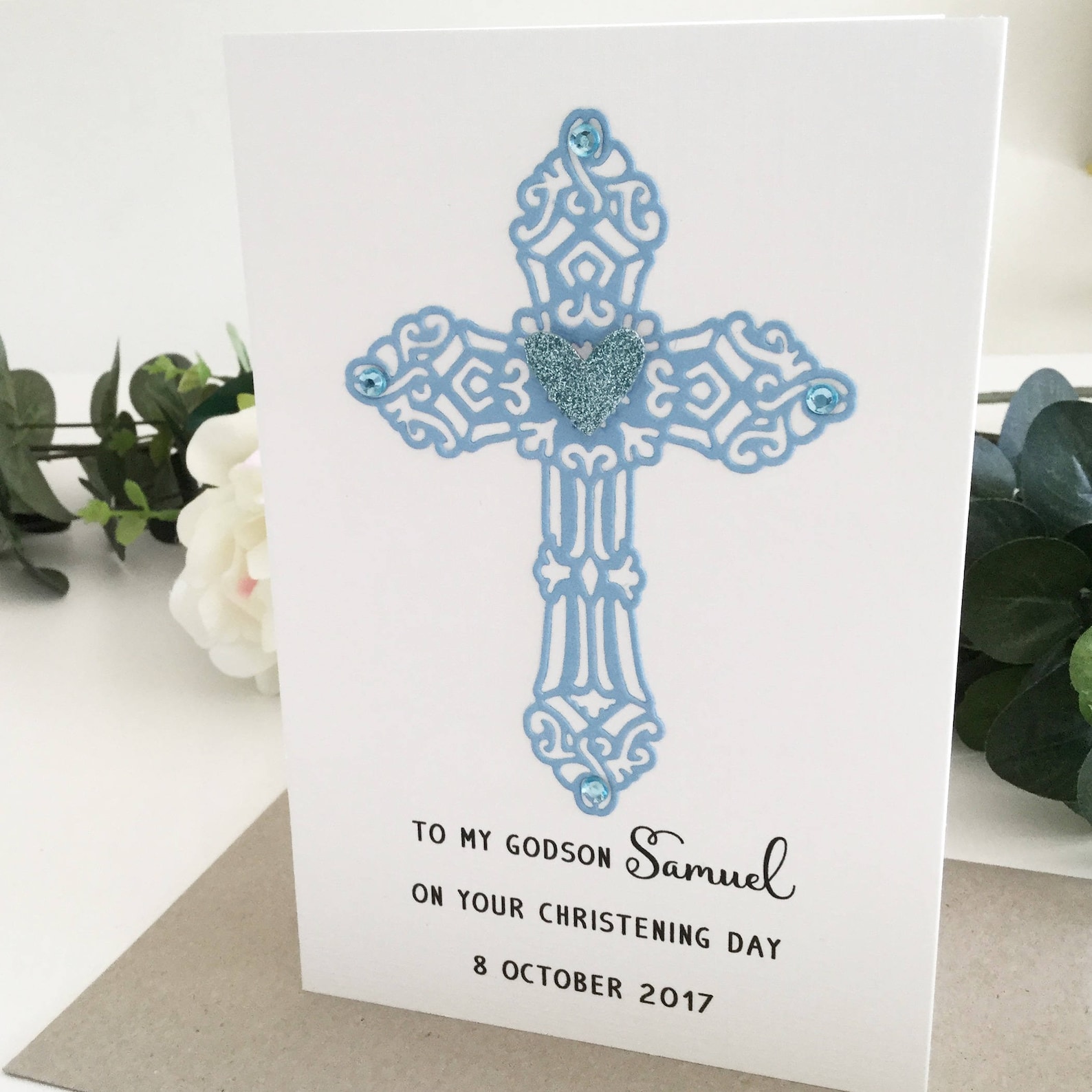 Godson Baptism Card Godson Gift Gift From Godparent Gift | Etsy