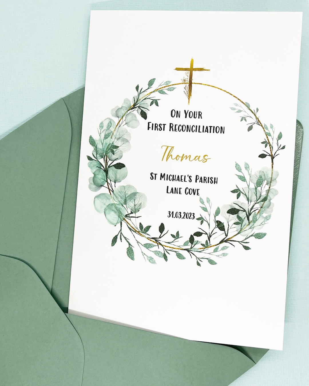 First Reconciliation Card