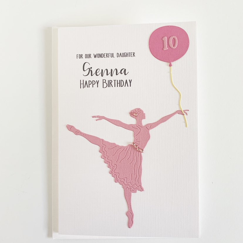 Ballerina Birthday Card Ballet Birthday Card for Her | Etsy