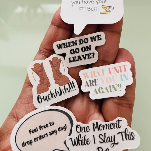 Military Spouse Quotes Sticker Pack military Stickers - Etsy