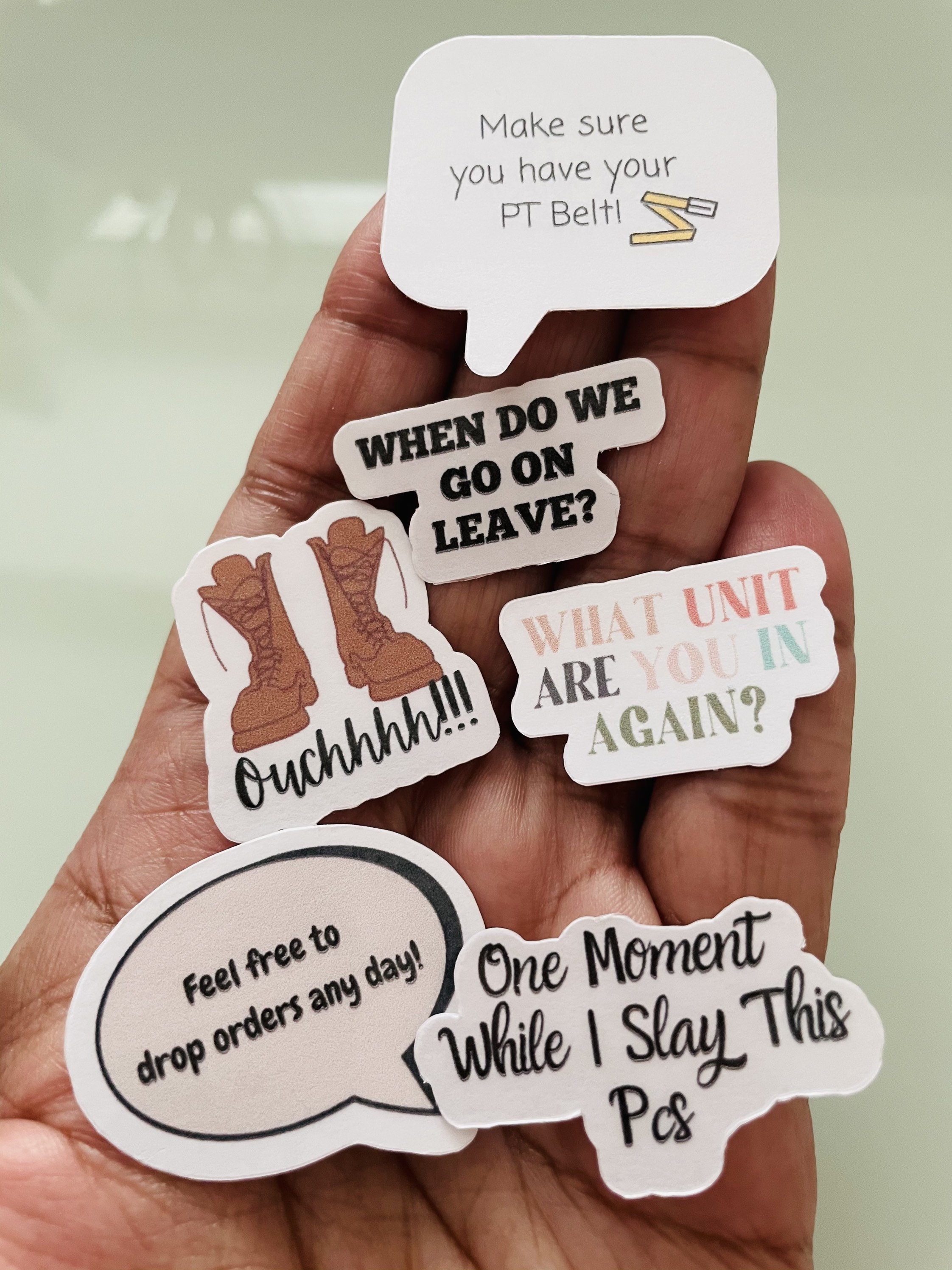 Military Spouse Quotes Sticker Pack military Stickers - Etsy