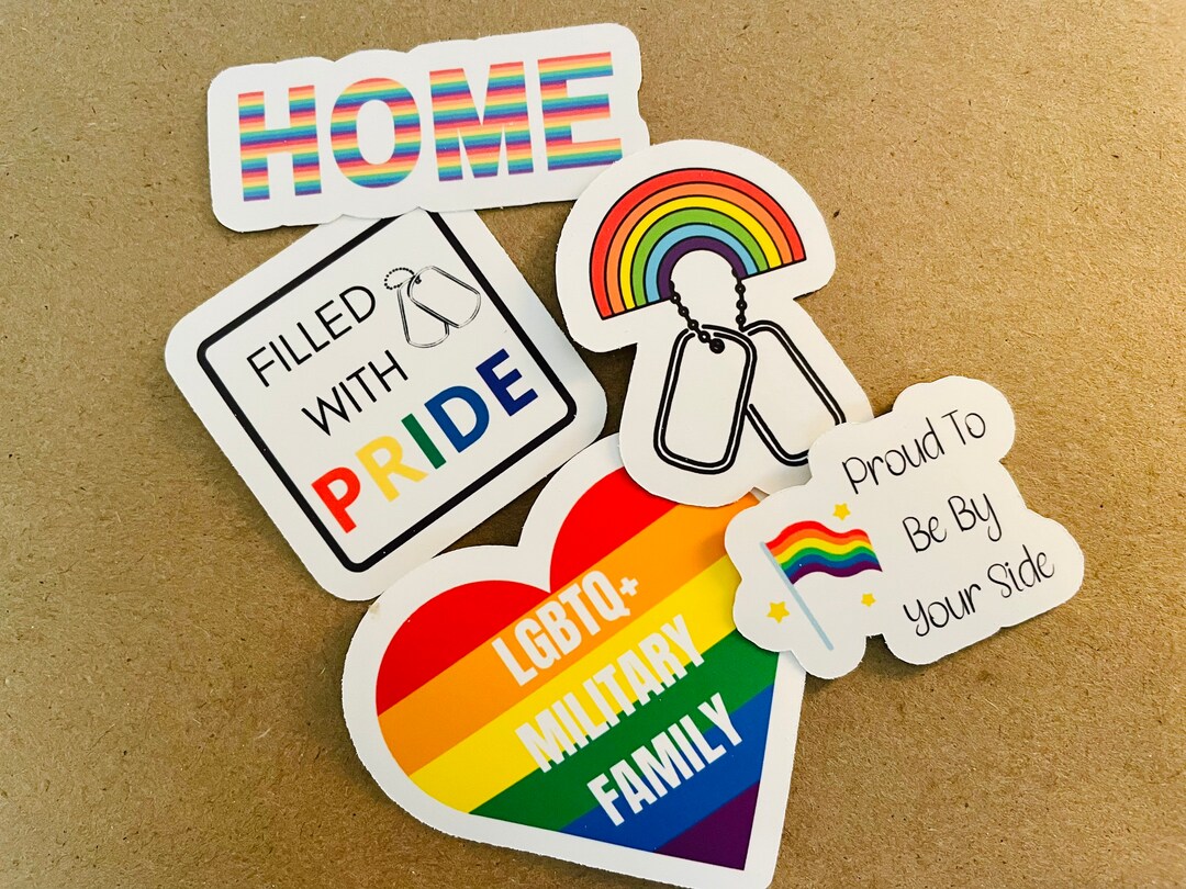 LGBTQ Military Stickers - Etsy