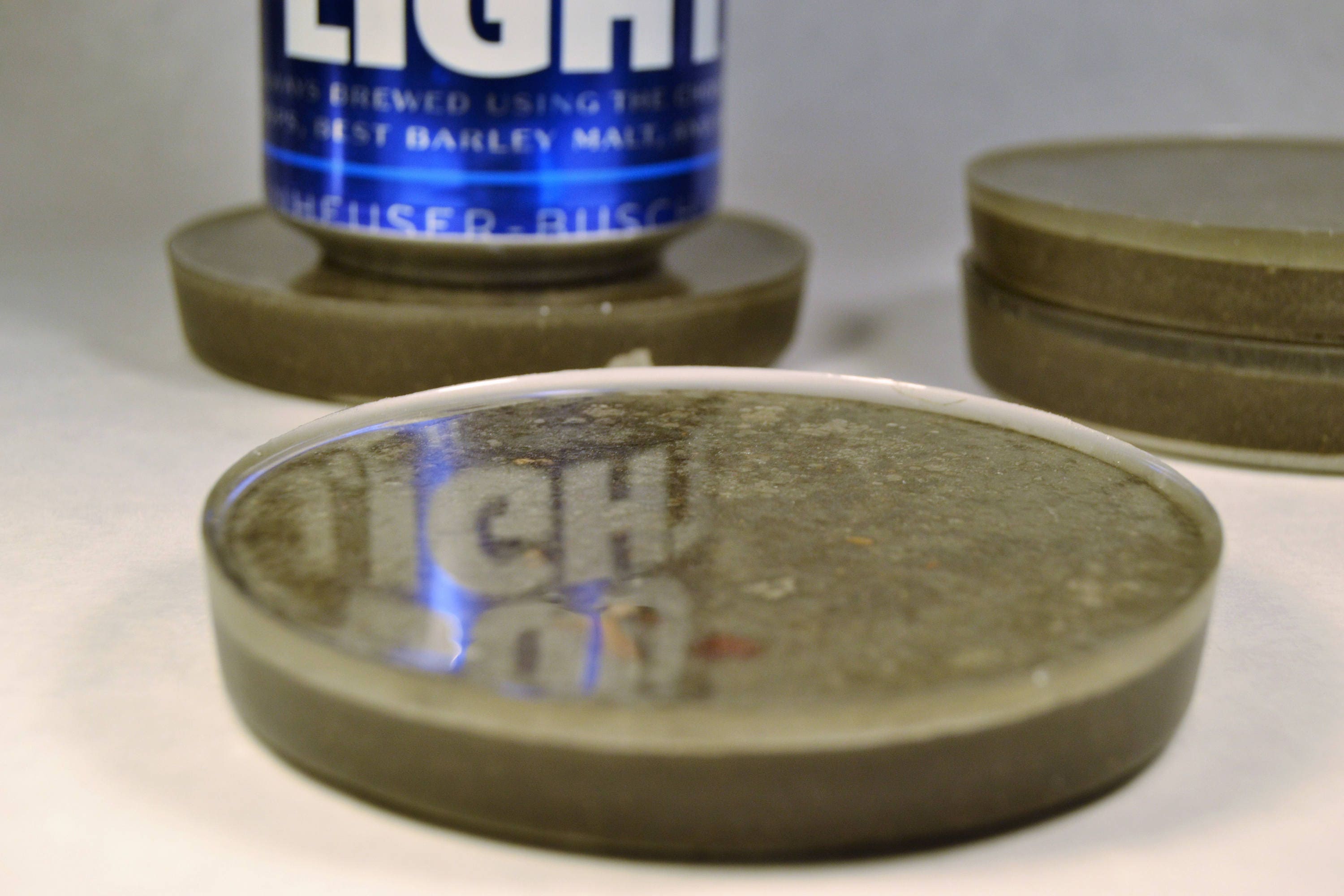 Resin Glazed Concrete Coasters Cold Drink Beer Coasters | Etsy
