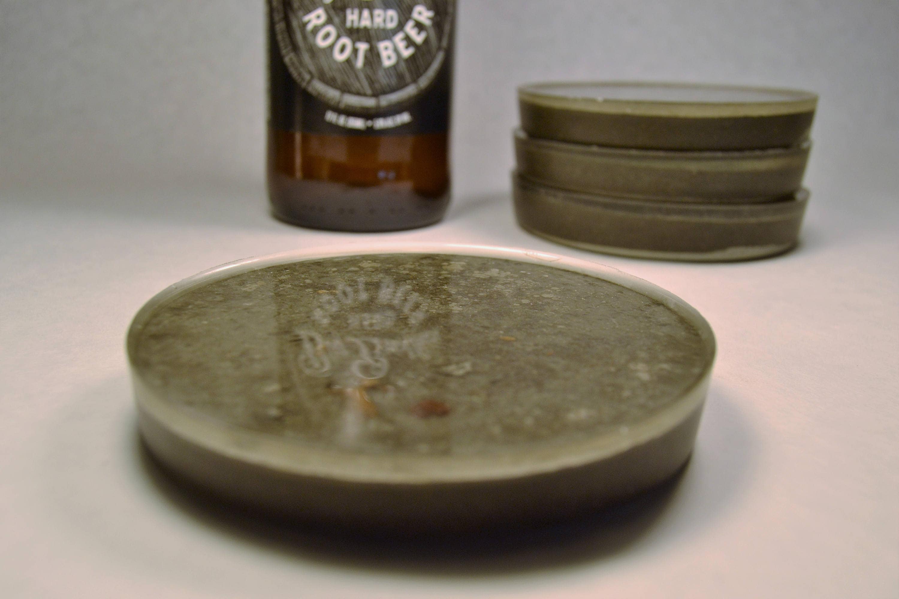 Resin Glazed Concrete Coasters Cold Drink Beer Coasters | Etsy