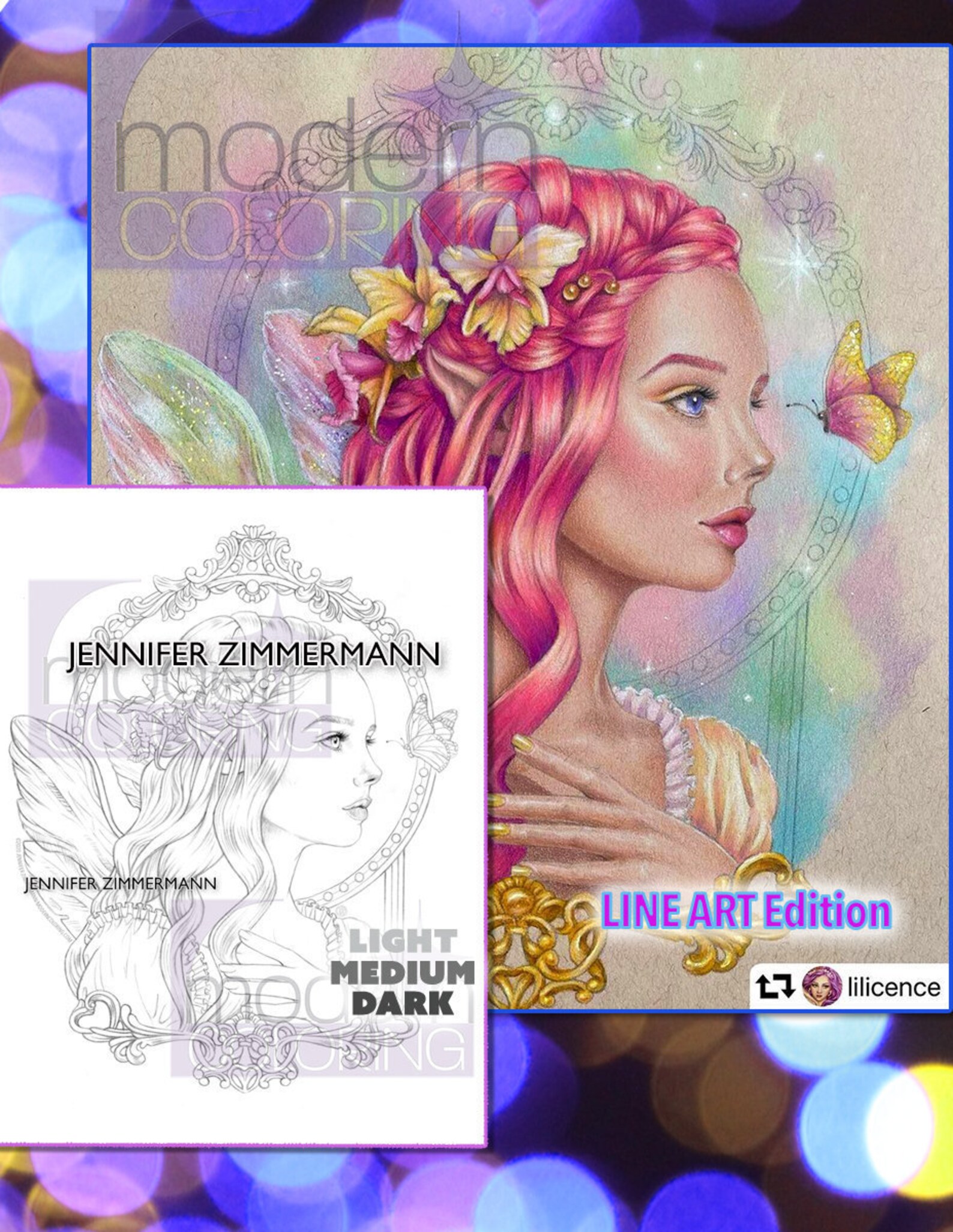 Aurae Fae, Nymph, Fairy, Line Art, Coloring Page, Portrait, Valentines ...
