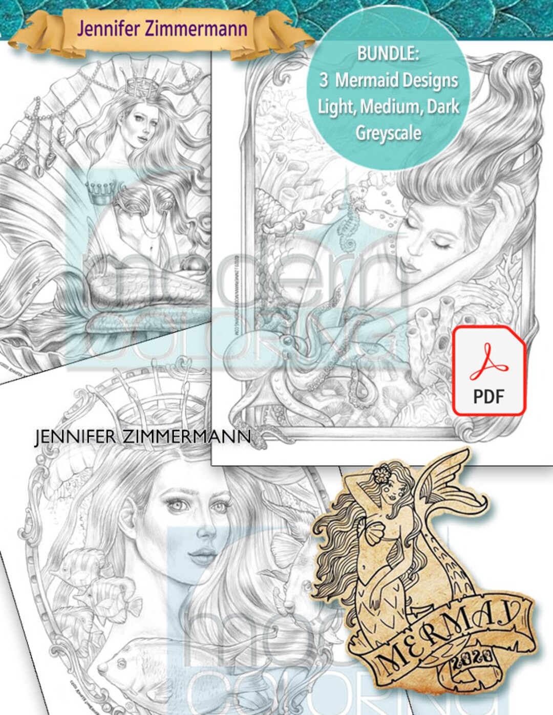 Mermay Madness, Mermaids, Bundle, Venus, Portrait, Sleeping Beauty ...