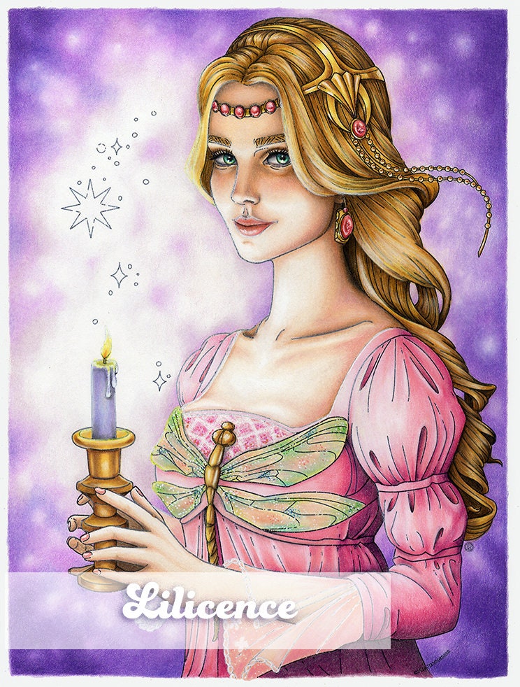 Two Coloring Pages: Crystal Queen & Glow Princess From | Etsy