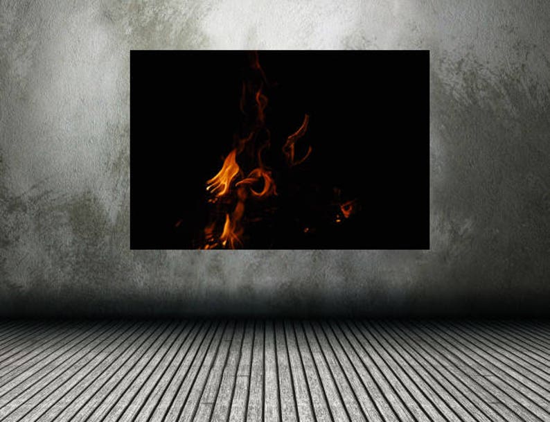 Minimalist Art, Fire Art, Fire Photography, Abstract Art Work, Wall Art ...