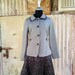 Gray Jacket 1990 Gray Womens Jackets Retro Vintage Blazer - Etsy