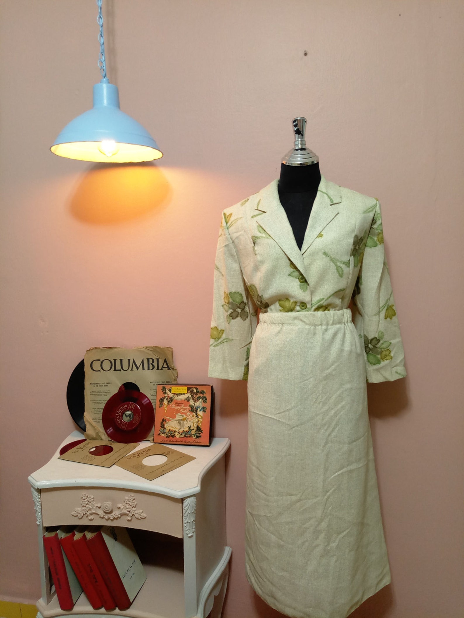 Suits. Vintage Women's Suit. Vintage Women's Suit. Beige Two Piece ...