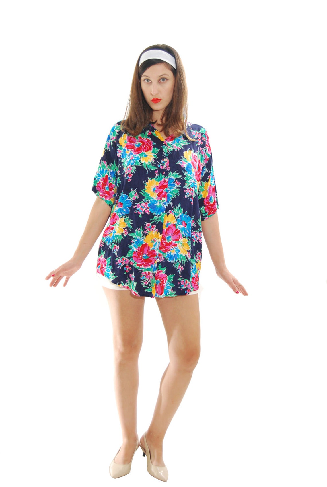 70s Blouse.black Blouse.elegant Vintage Blouse.70's Blouses.mix Color ...