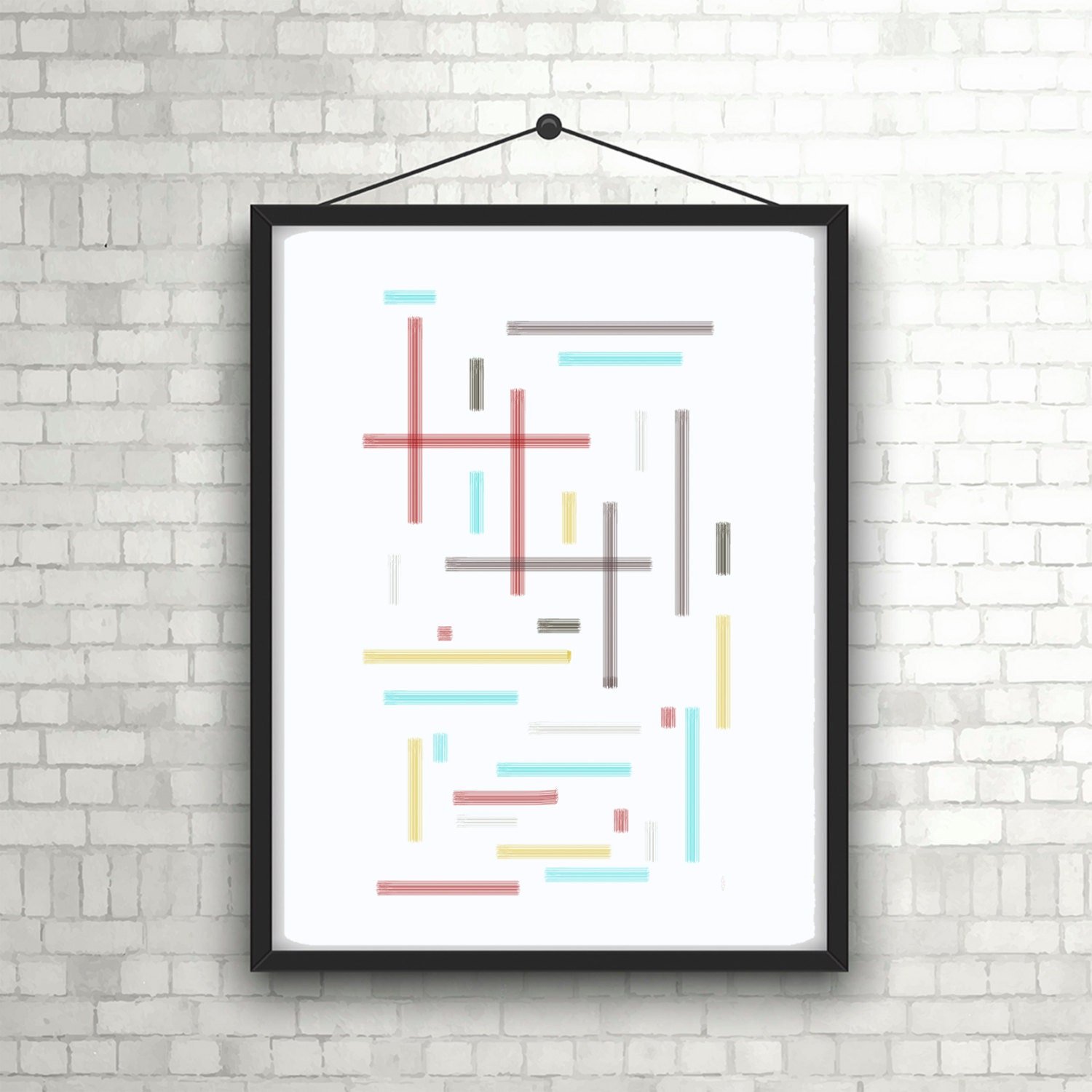 Minimalist Poster, Gift, Stripes, Printable Poster, Instant Download ...