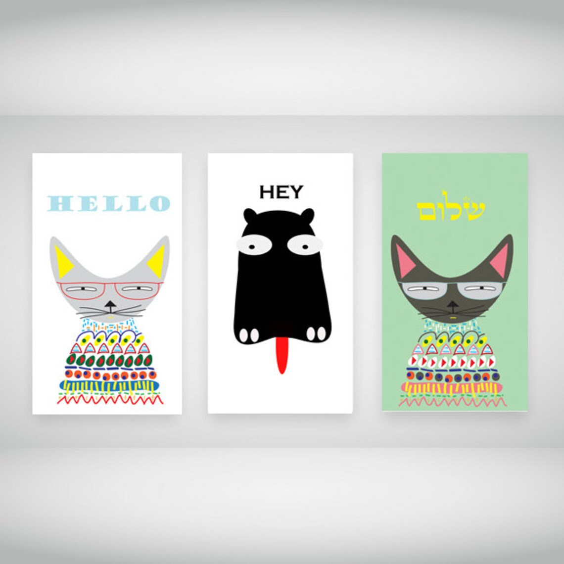 Hey Print Hey Print Minimalist Poster Wall Art Print - Etsy