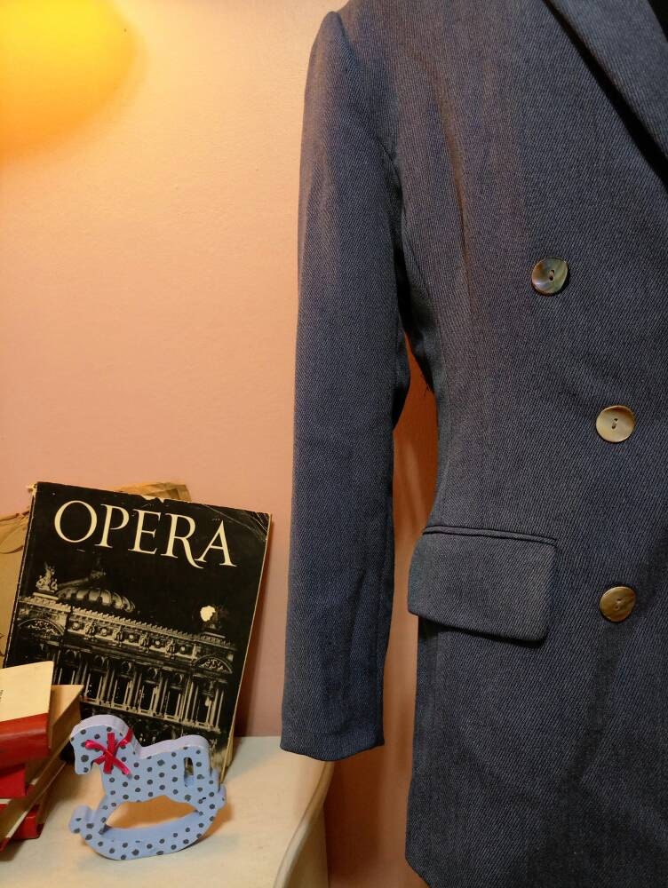 Blue Jacket, Vintage Jacket, Jackets, Vintage Jacket for Women 1970s ...