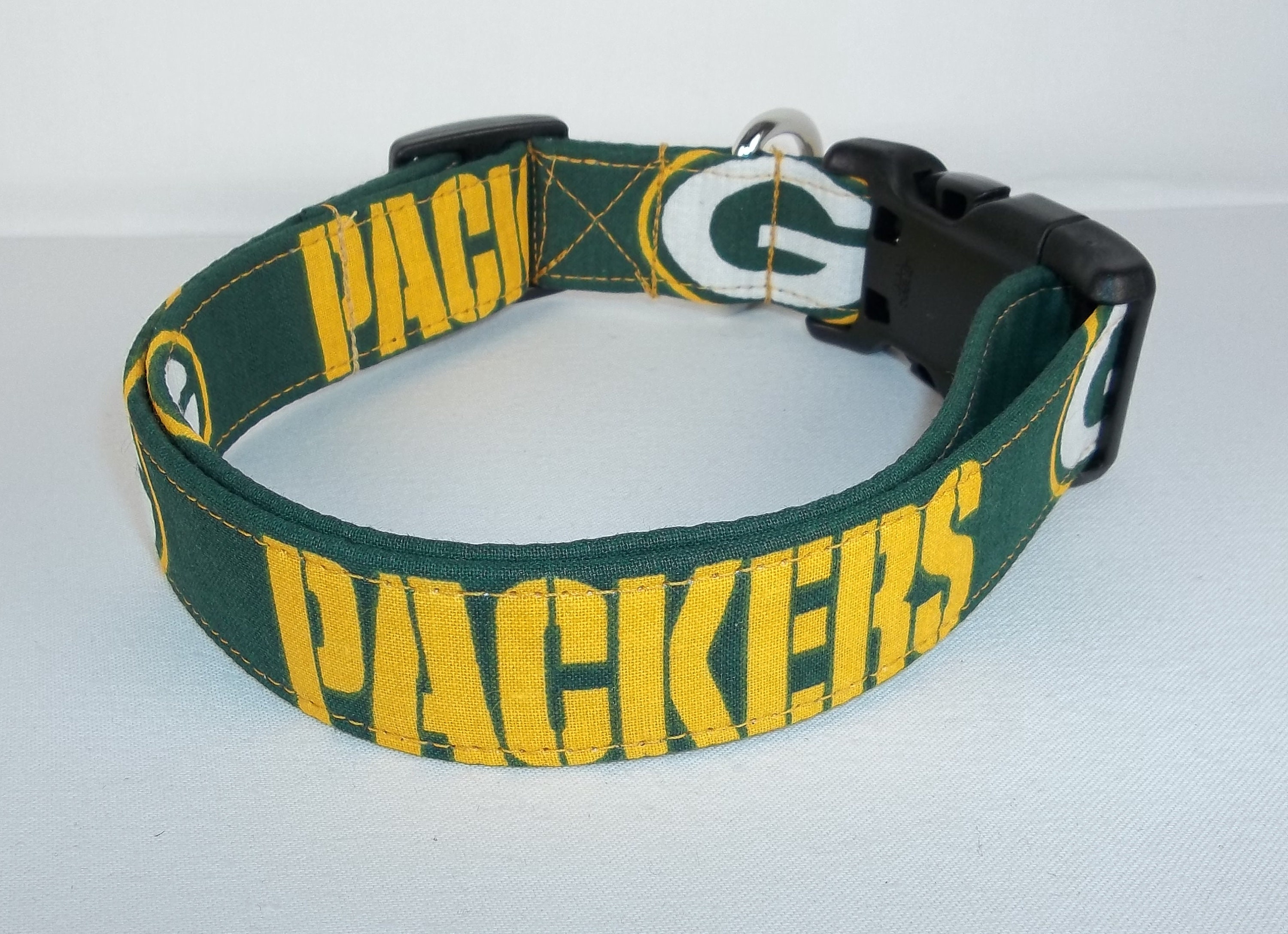 Green Bay Packers NFL Dog Collar Handmade by Terri's Dog | Etsy