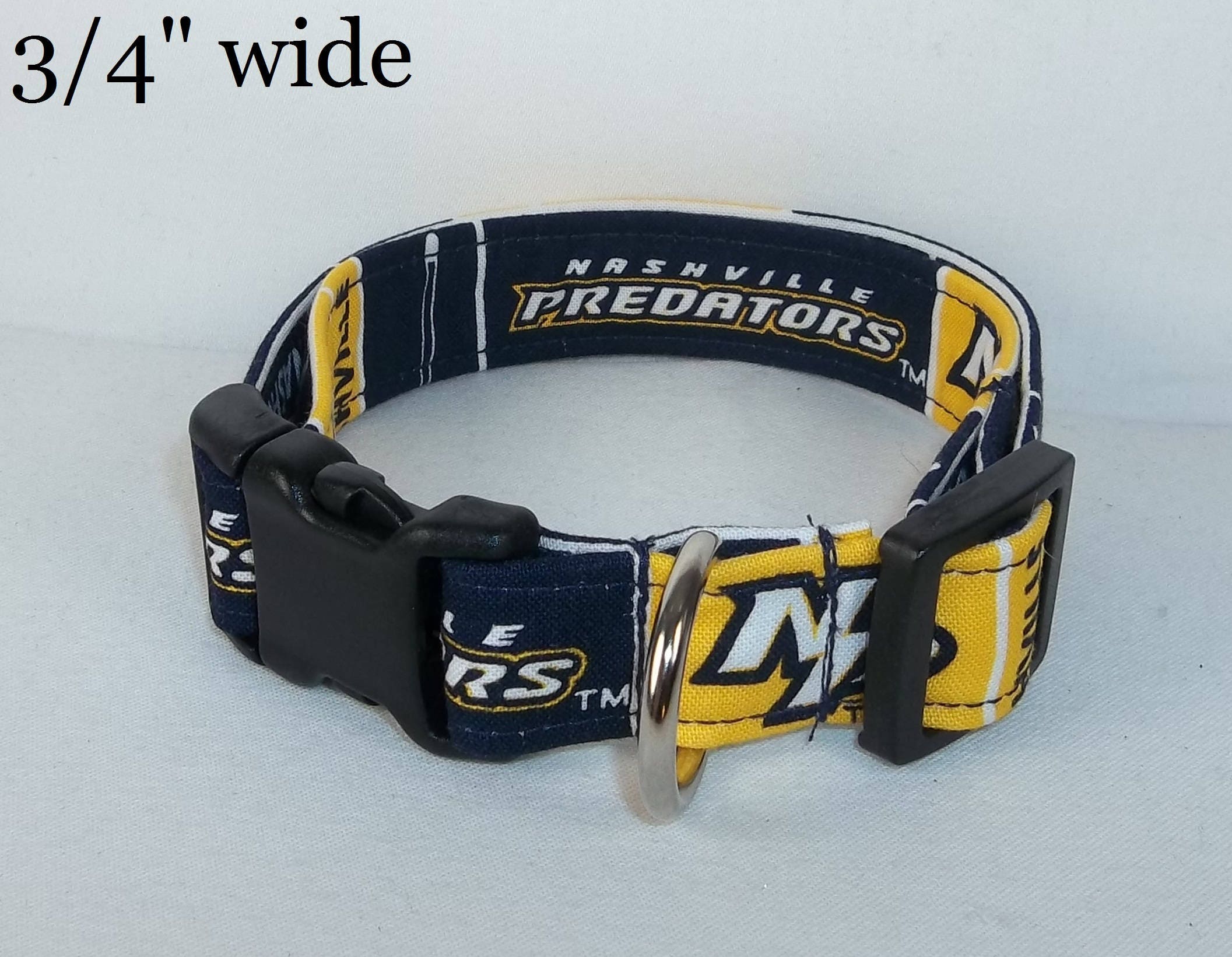 Nashville Predators Dog Collar Custom Made by Terri's Dog - Etsy