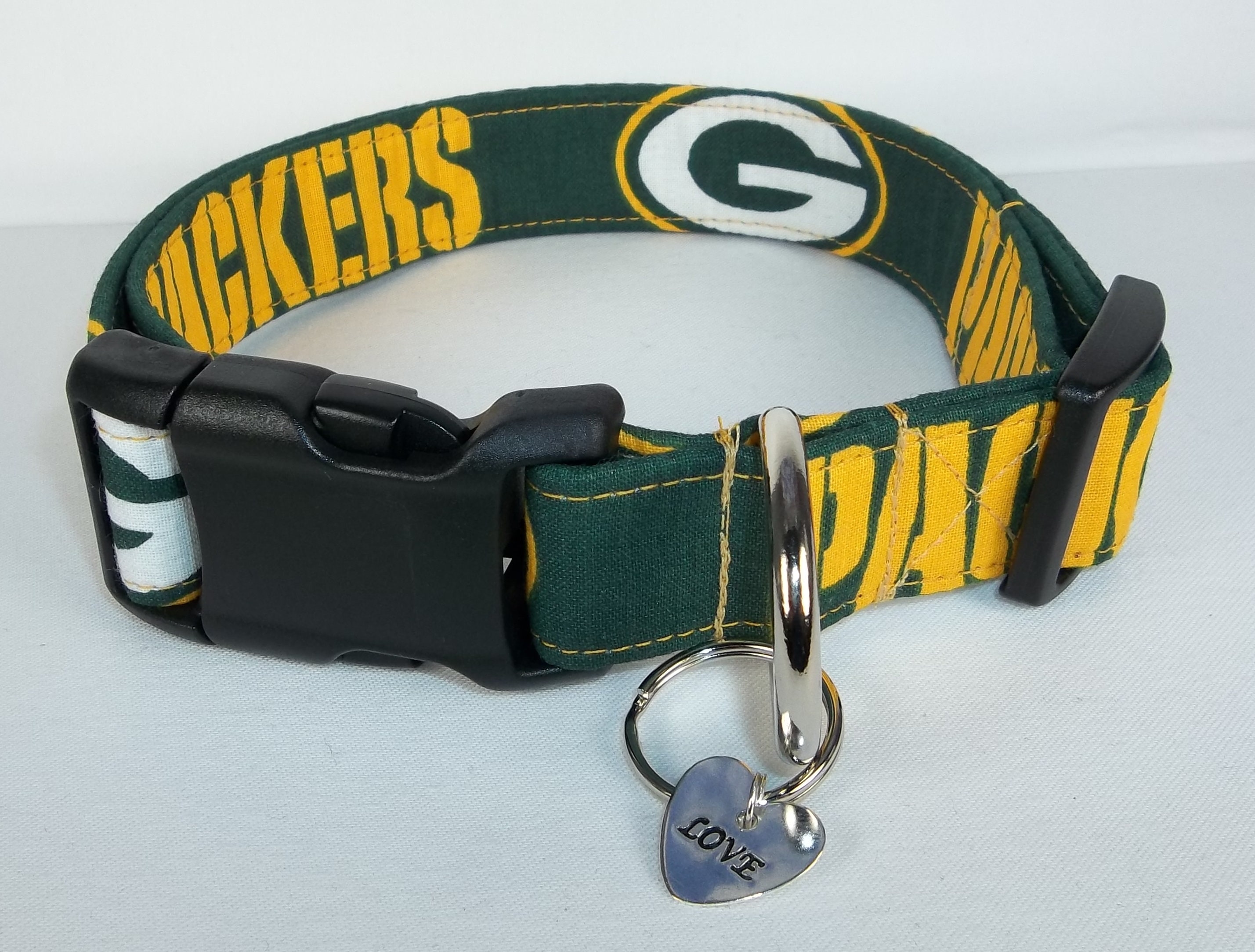 Green Bay Packers NFL Dog Collar Handmade by Terri's Dog | Etsy