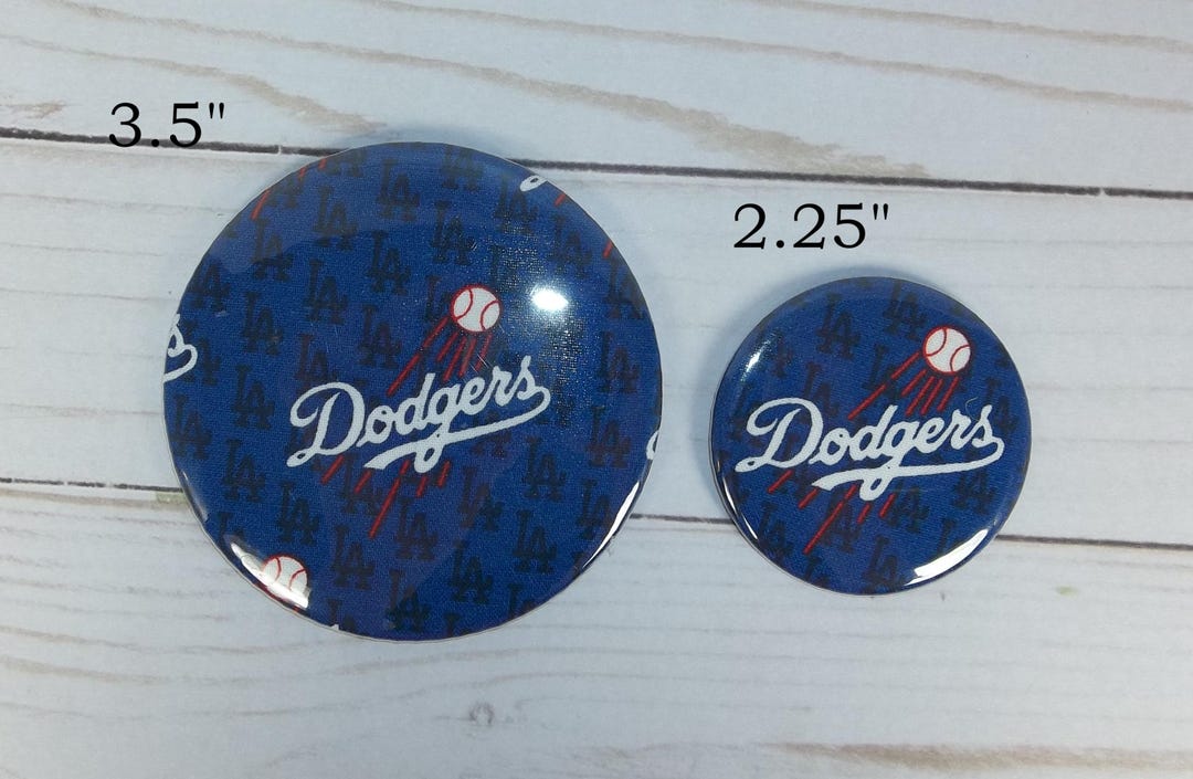 LA Dodgers Refrigerator Magnet or Pin Back Button Regular 2.25 Inches ...
