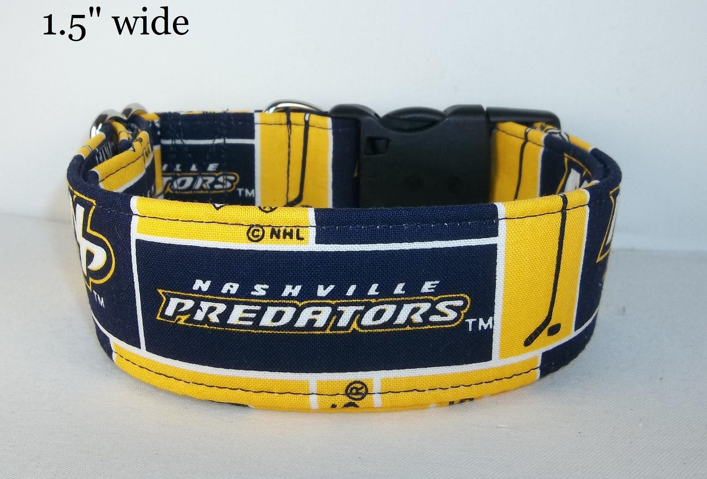 Nashville Predators Dog Collar Custom Made by Terri's Dog - Etsy
