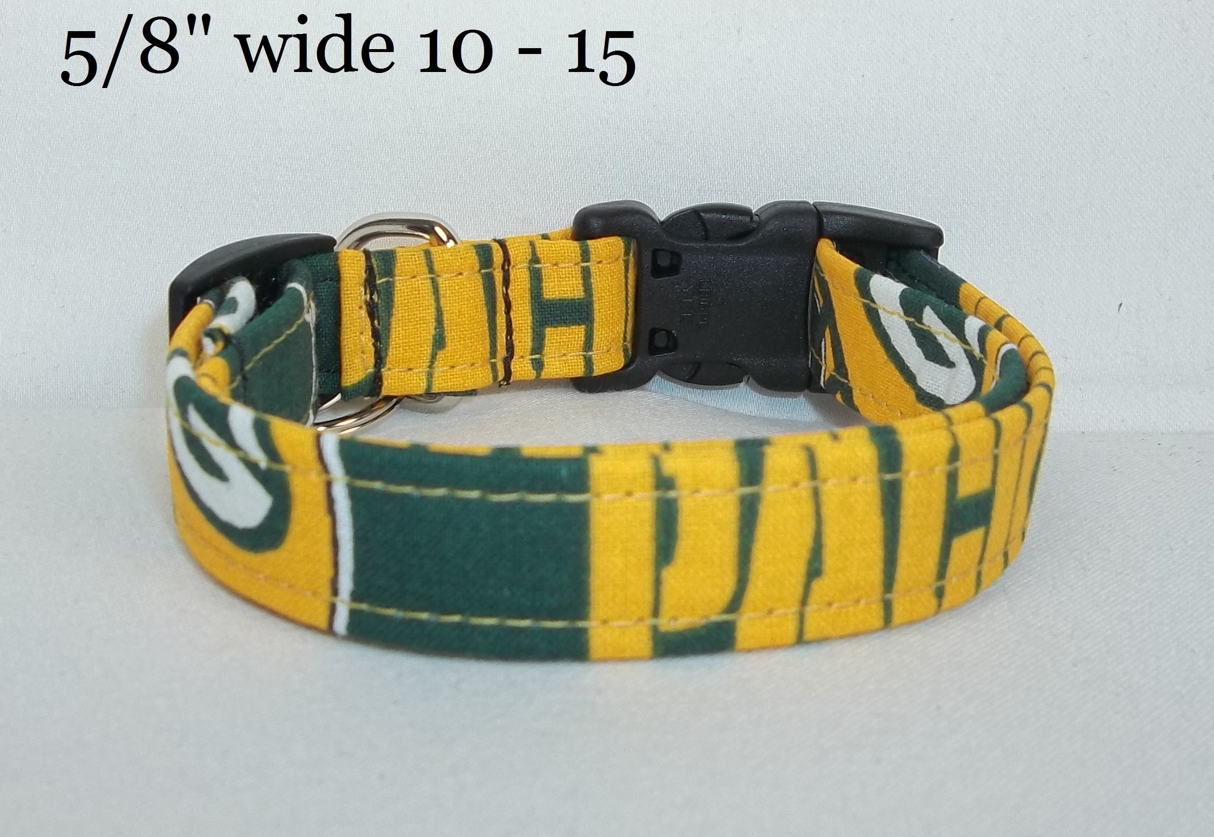 Green Bay Packers NFL Dog Collar Handmade by Terri's Dog | Etsy