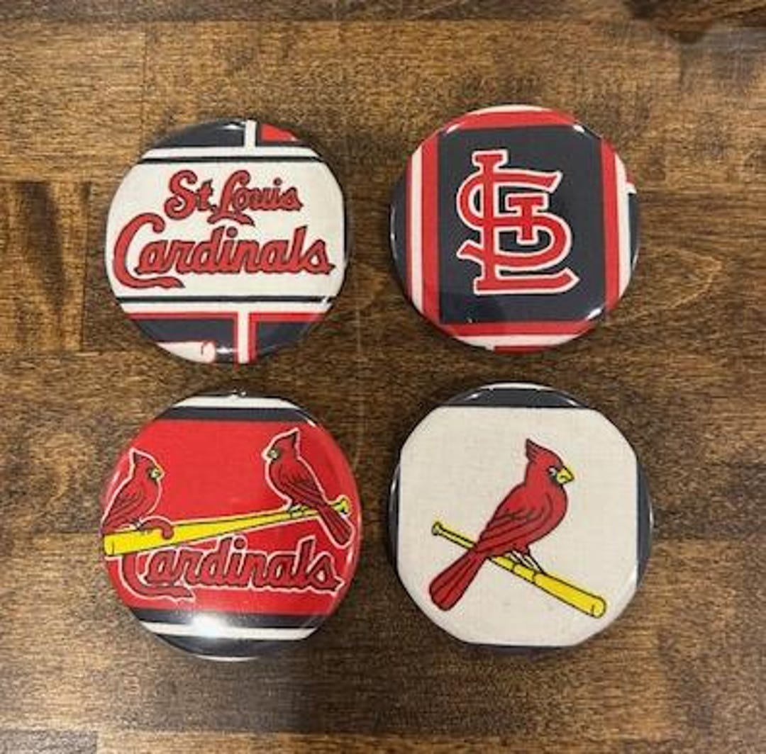 St. Louis Cardinals Refrigerator Magnet or Pin Back Button Regular 2.25 ...